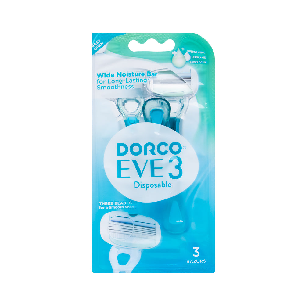 Dorco EVE 3 Disposable Razors | 3ct – Kareway